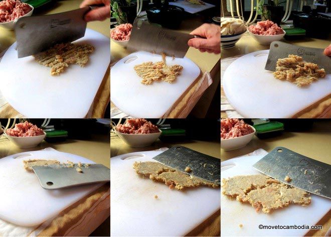 | Recipes from the Cuisine Wat Damnak kitchen: Prahok ktis